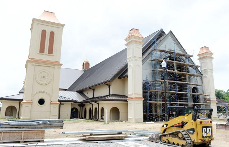 Photos: New 34,000-square-foot St. Pius X Catholic Church nears ...