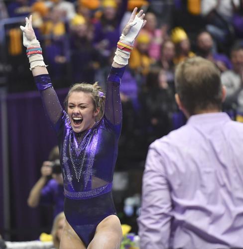 Kiya Johnson's 10 on beam highlights night of highs and lows for LSU ...