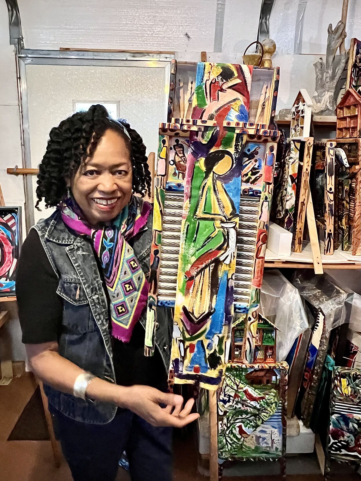 Malaika Favorite tells her artistic story through an explosion of color ...