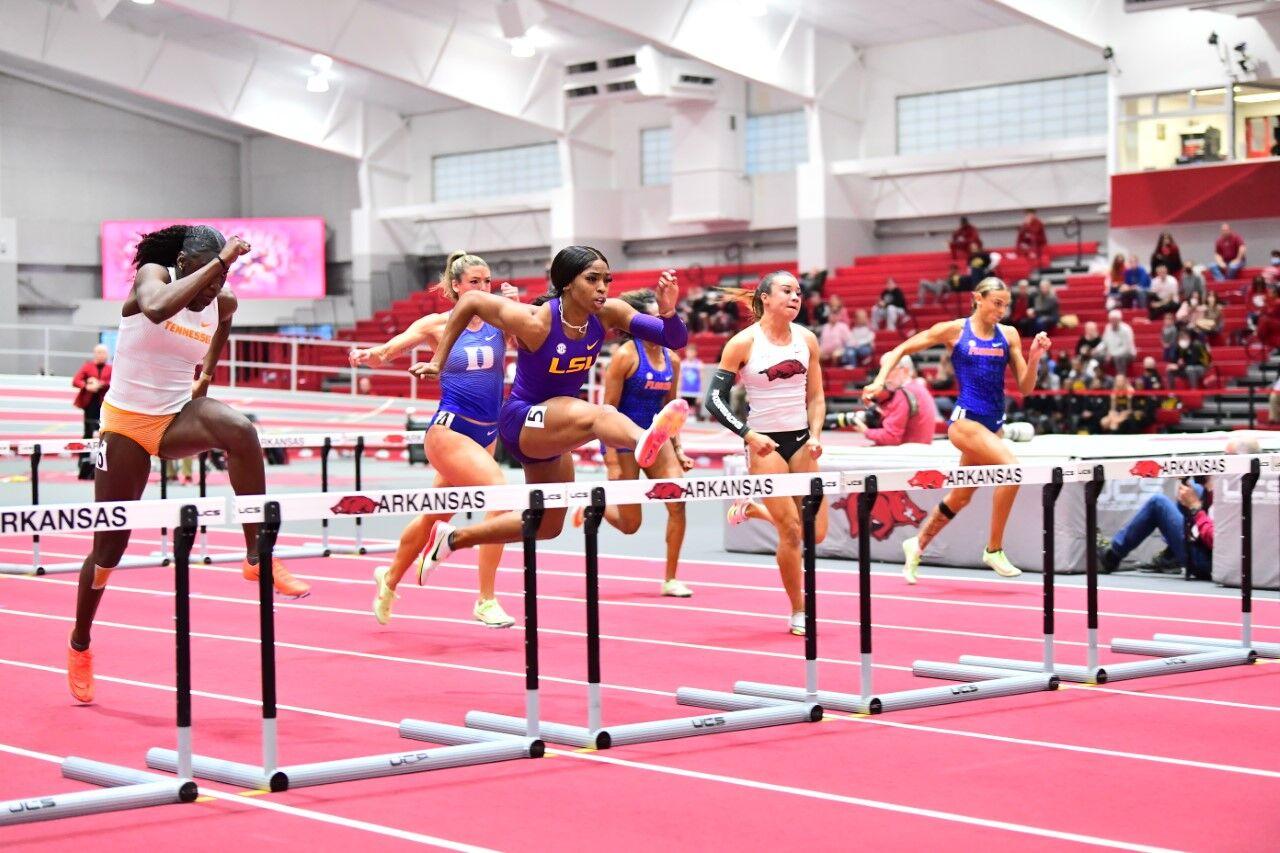 Alia Armstrong, Favour Ofili get LSU women off to fast start at NCAA ...