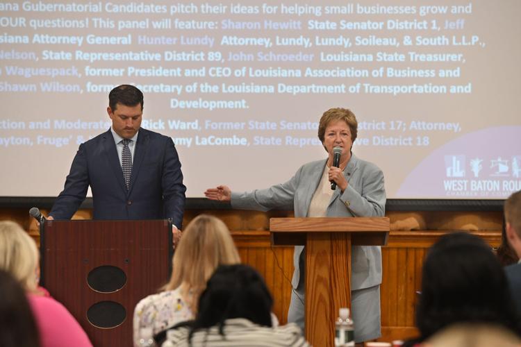 Louisiana governor hopeful Sharon Hewitt touts policy chops | Elections ...