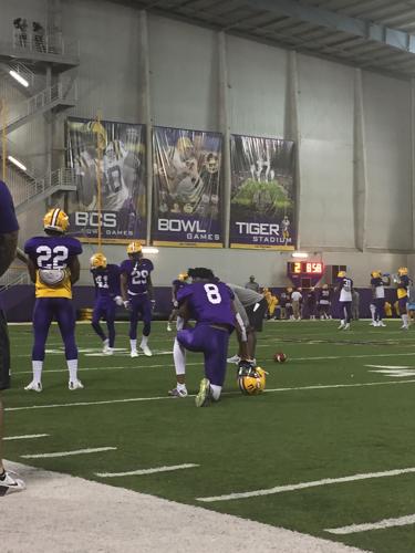 LSU Practice Report, Day 9: Will Clapp, Derrius Guice return; Saivion ...