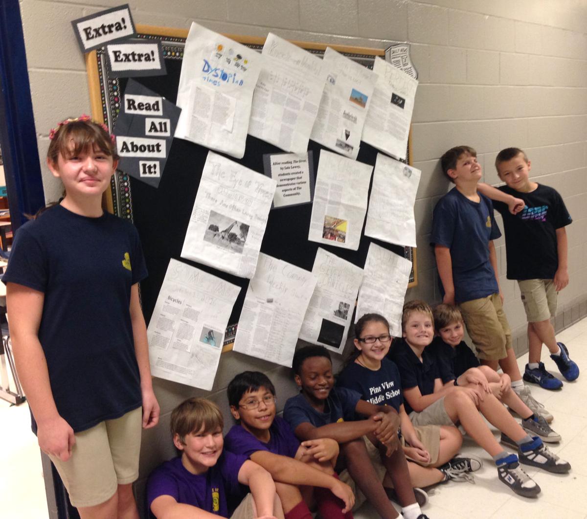 Pine View Middle School students create newspaper based on world of ...