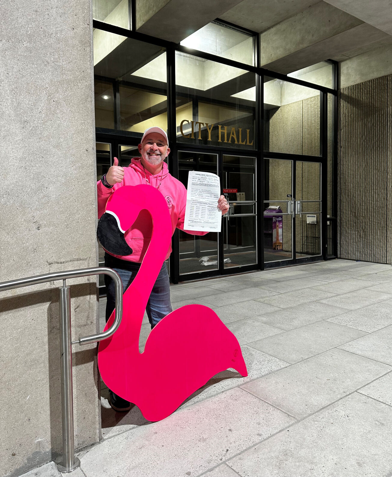 Photos: Spot the flock! Spanish Town flamingos pop up around Baton ...