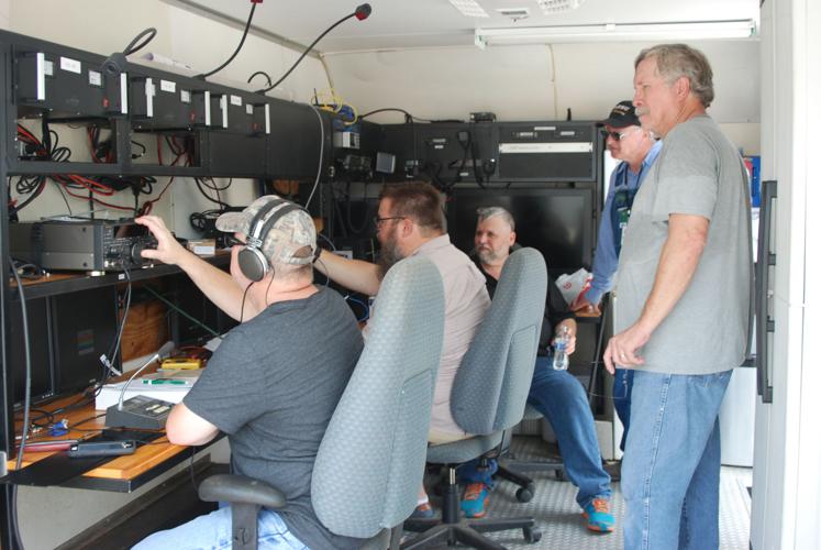 Ascension Amateur Radio Club members practice emergency response skills ...