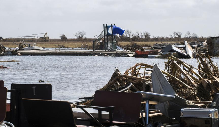 We went to Cameron to see Laura's damage: 10 feet of water crushed ...