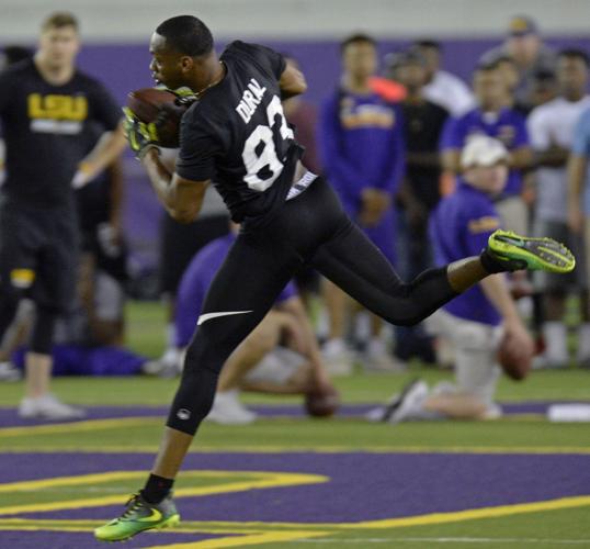 Photos: LSU athletes go all out to impress NFL teams at pro day ...