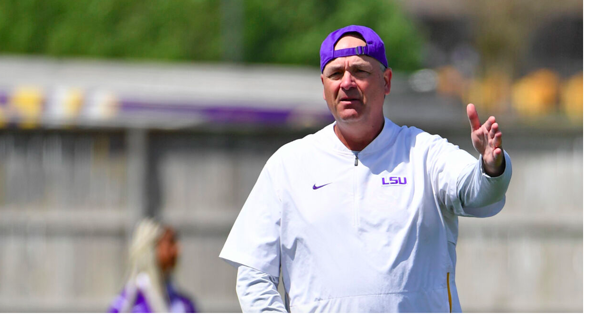 LSU's offensive coordinator 'put a moratorium' on installing new plays ...