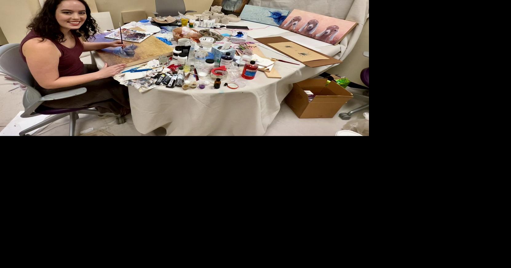 LSU Vet School hosts first-ever resident artist: Combines clinical labs ...