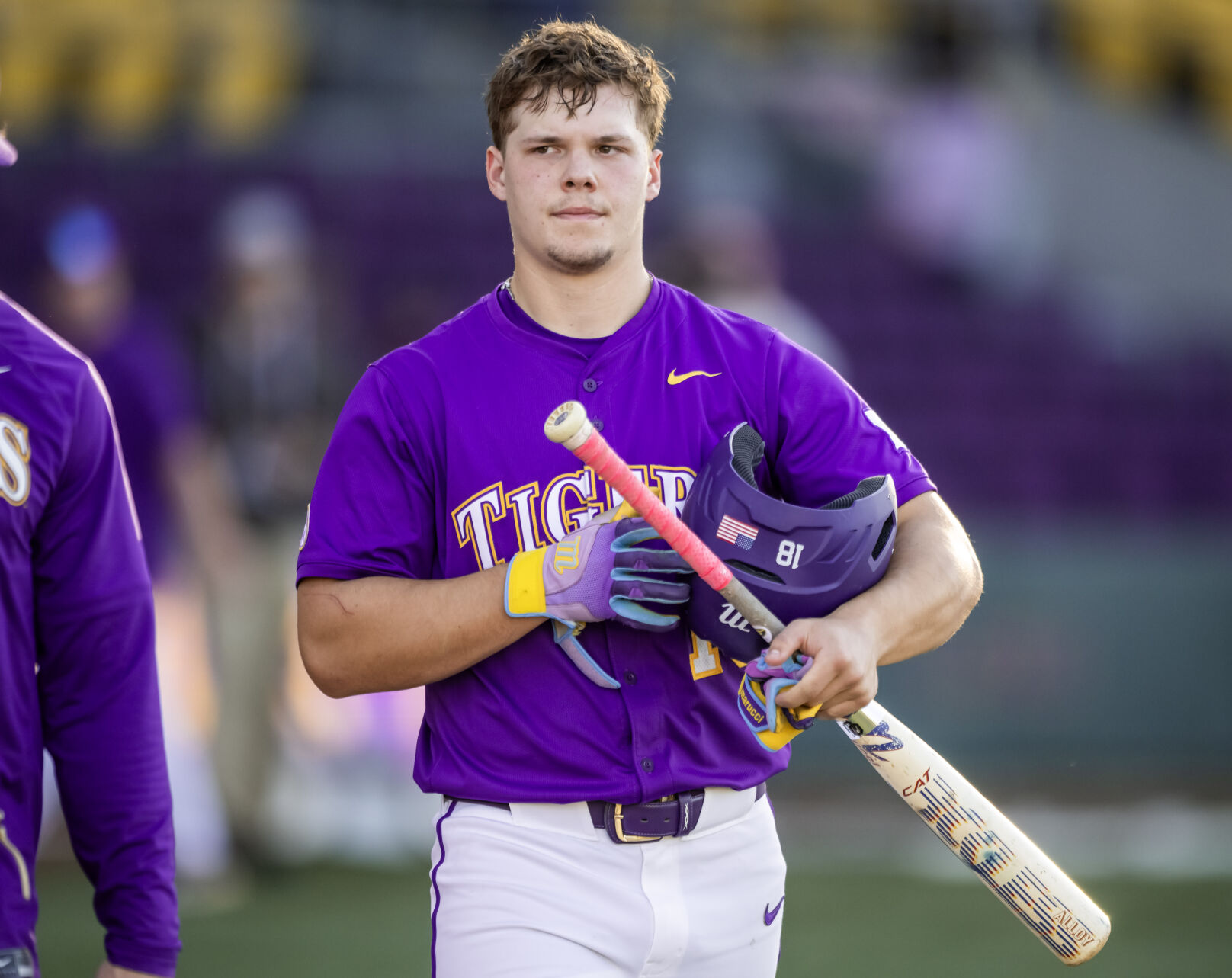 Mason Braun, LSU baseball freshman excels hitting leadoff | LSU ...