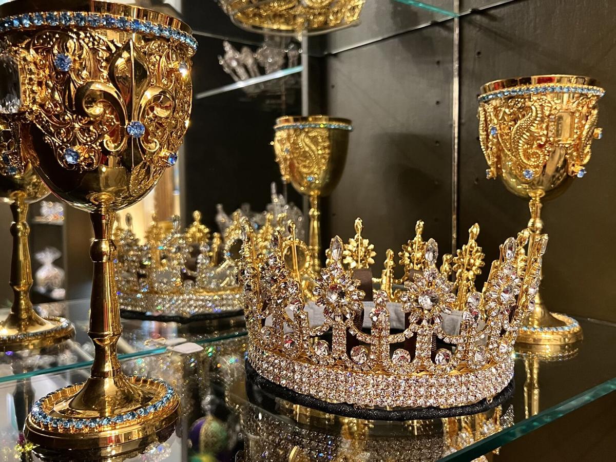 Photos, videos: A look at the Mardi Gras crowns designed by Camilla ...