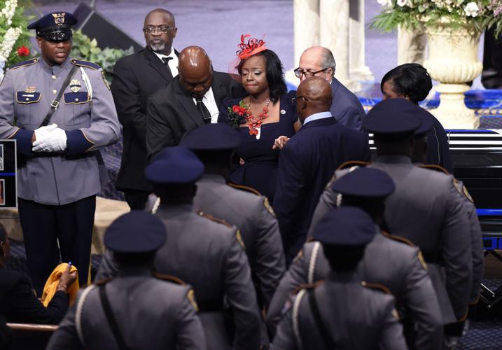 Photos Baton Rouge Community Pays Final Respects To Officer Montrell