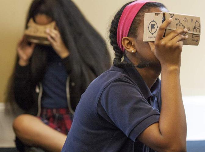 Students get Google Expedition demonstration | News | theadvocate.com