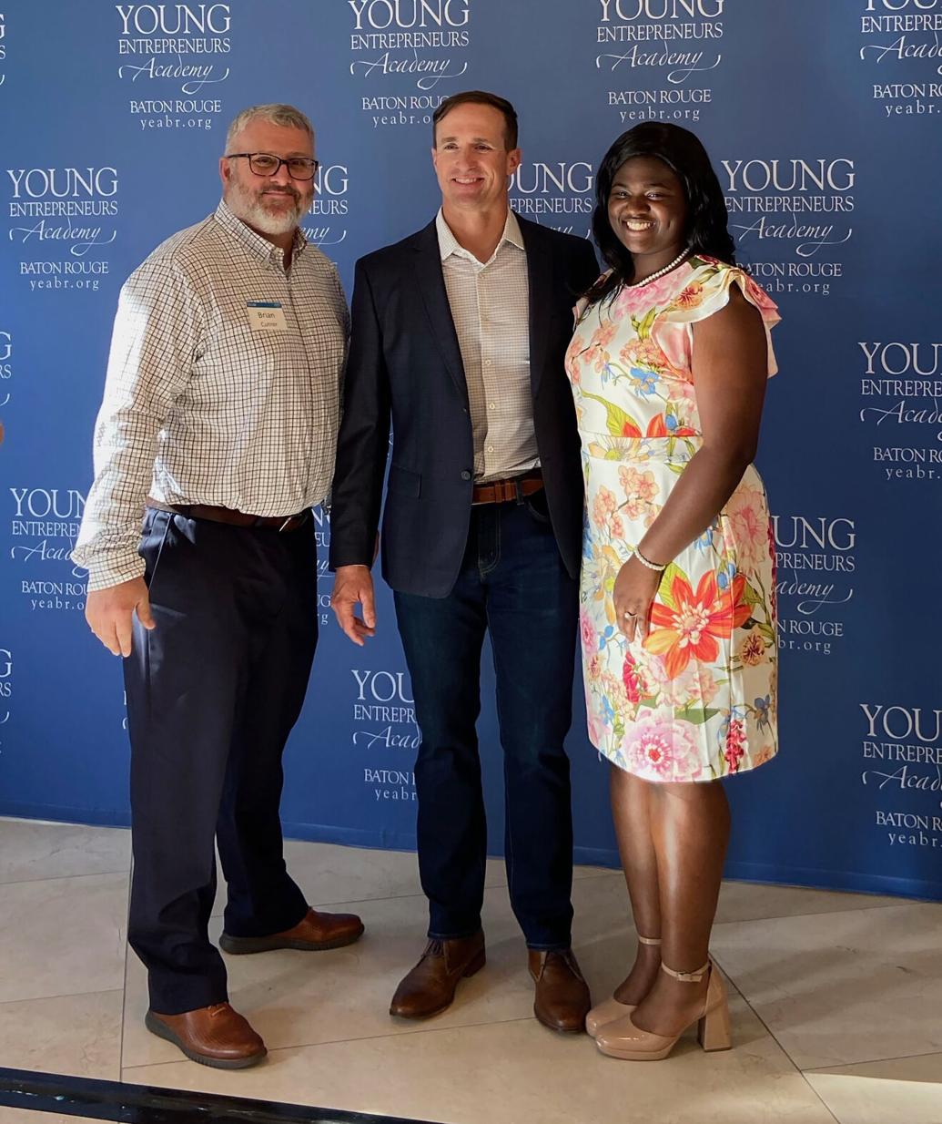 West Feliciana High student meets Drew Brees | St. Francisville ...