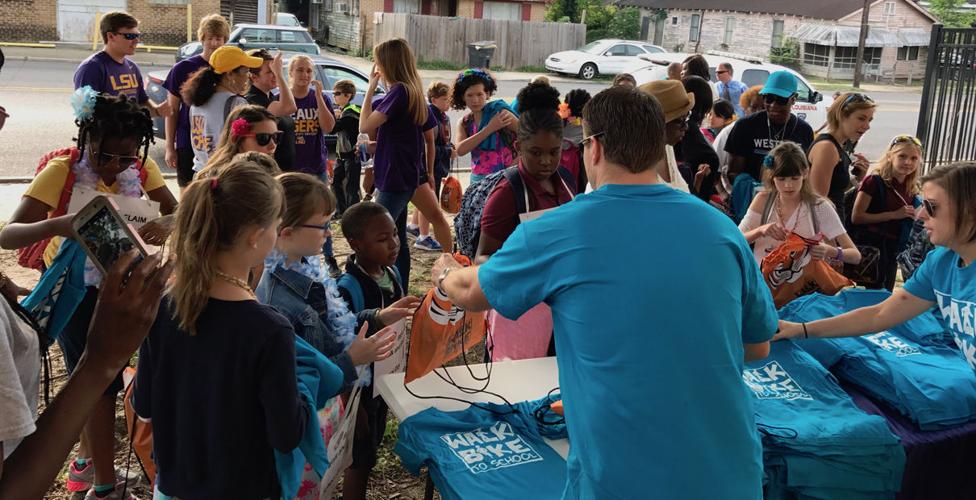 Baton Rouge FLAIM participates in National Walk/Bike to School Day ...