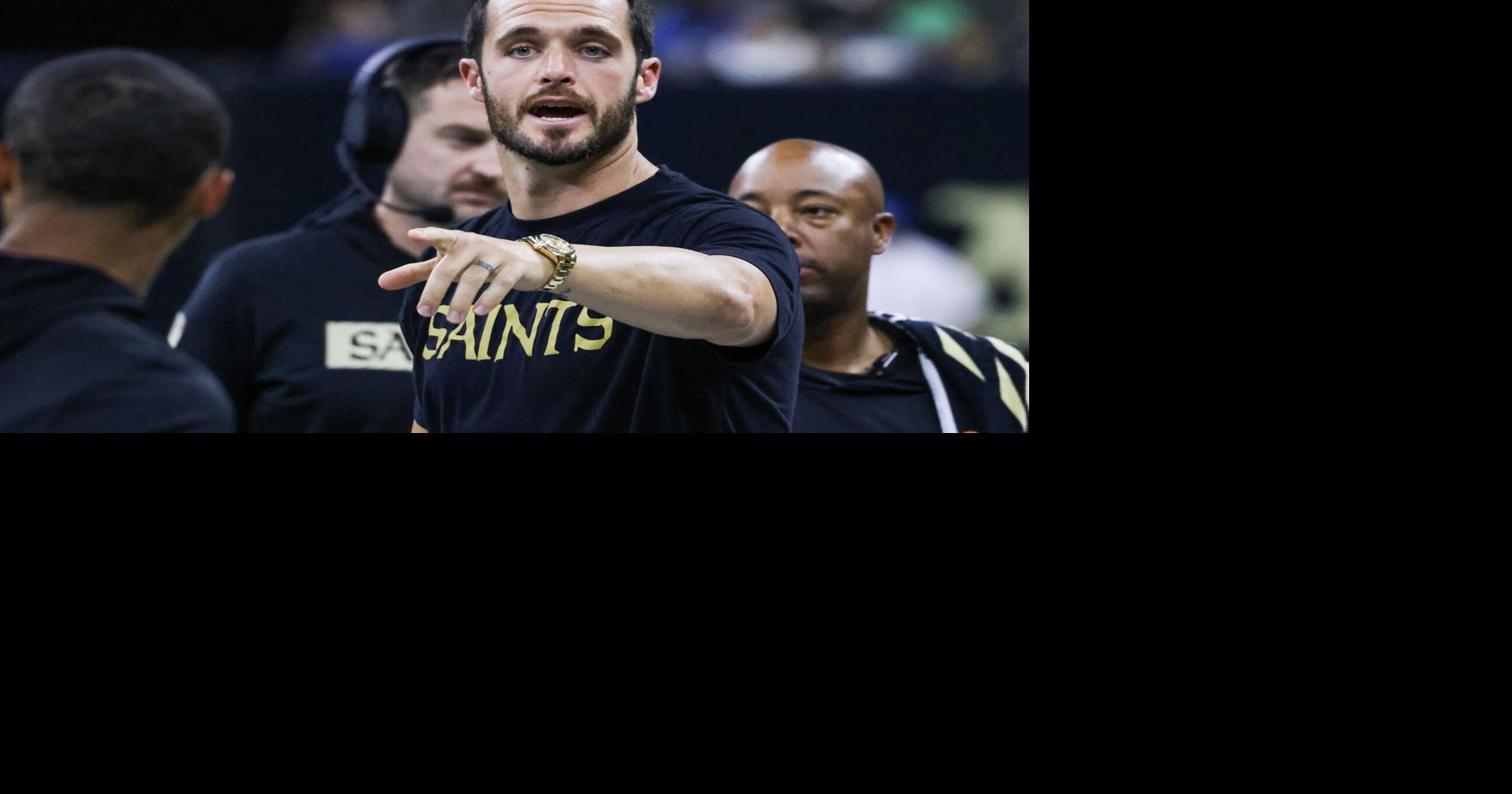 Saints rule Derek Carr out Sunday vs. Commanders | Saints | theadvocate.com