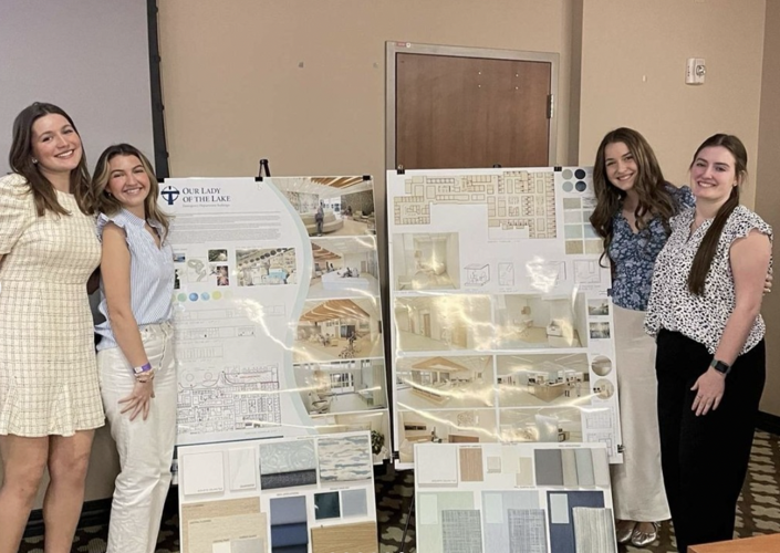 LSU interior design students designed OLOL’s new ED | Louisiana Health ...