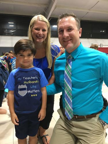 Holy Ghost Catholic School students 'Back the Blue' on Sept. 9 ...