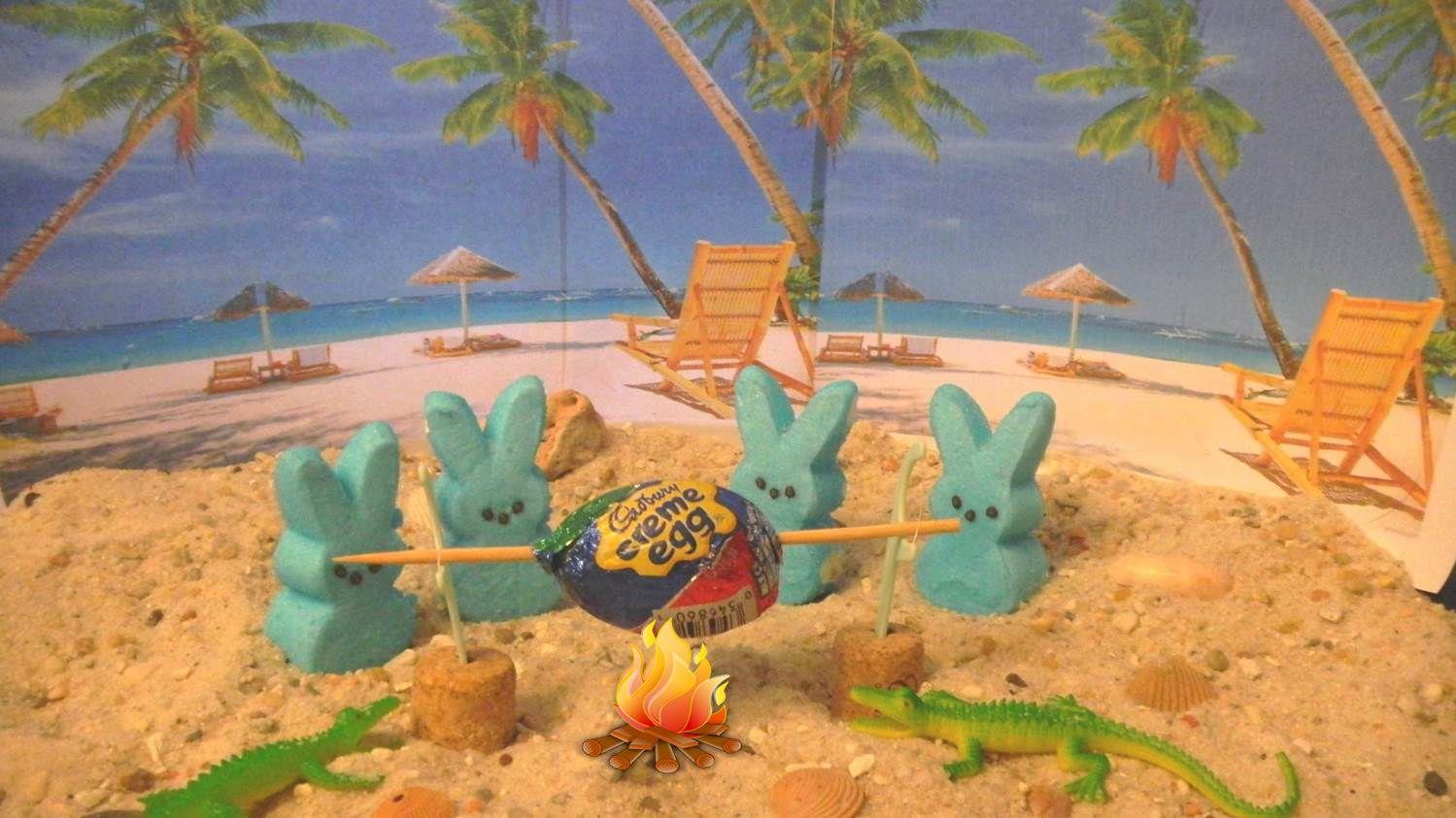 easter diorama