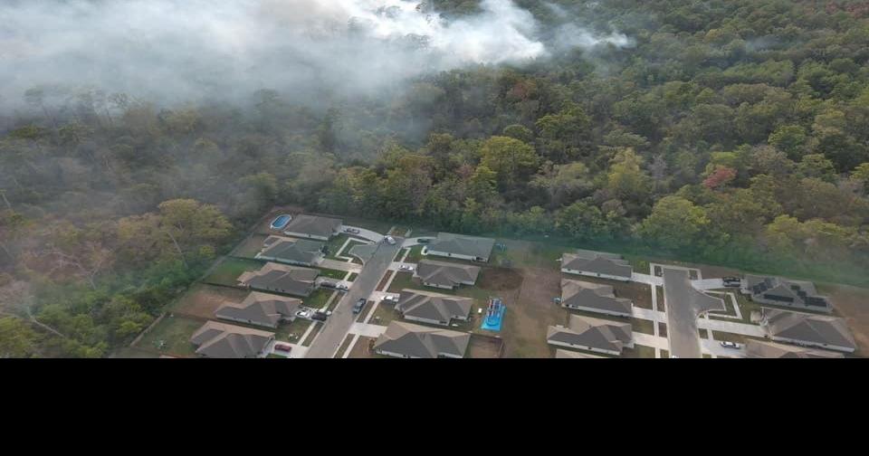 Forest fire burned 160 acres, forced evacuation in Ascension | News ...