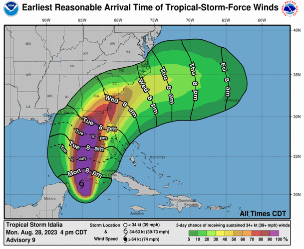 Idalia to hit Florida Wednesday as major hurricane | Hurricane Center ...