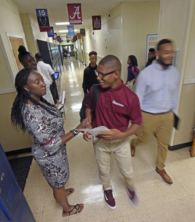 Welcome back, y'all! Photos: First day back at GEO Prep Next Generation ...