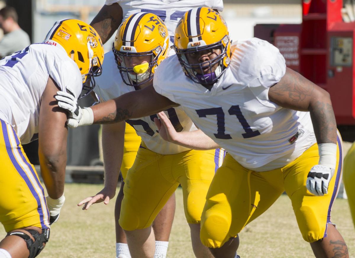 LSU reserve offensive lineman Donavaughn Campbell has entered the ...