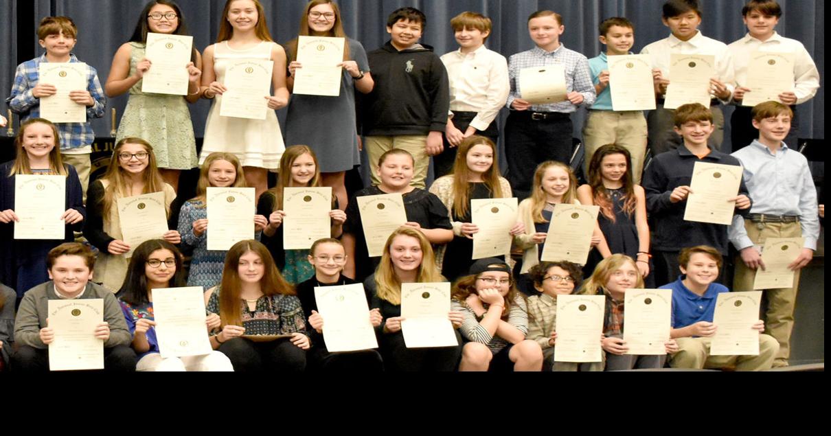 Runnels Junior Beta Club welcomes 46 new members with candlelight ...