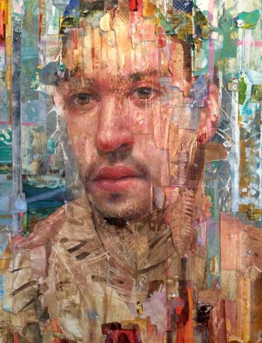 'Head Games;' Keith Perelli’s collage paintings take over Contemporain ...