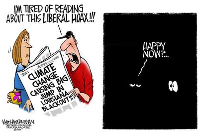 Walt Handelsman: In the Dark | Walt Handelsman | theadvocate.com