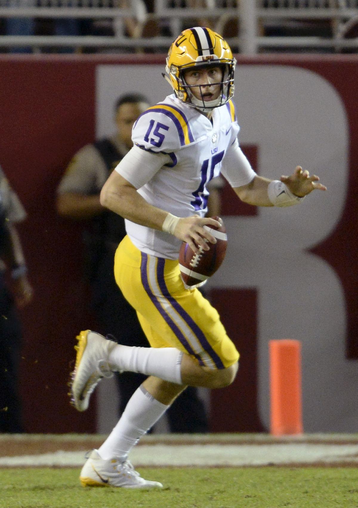 Days til LSU spring: 6 - combined games played by QB Myles Brennan ...