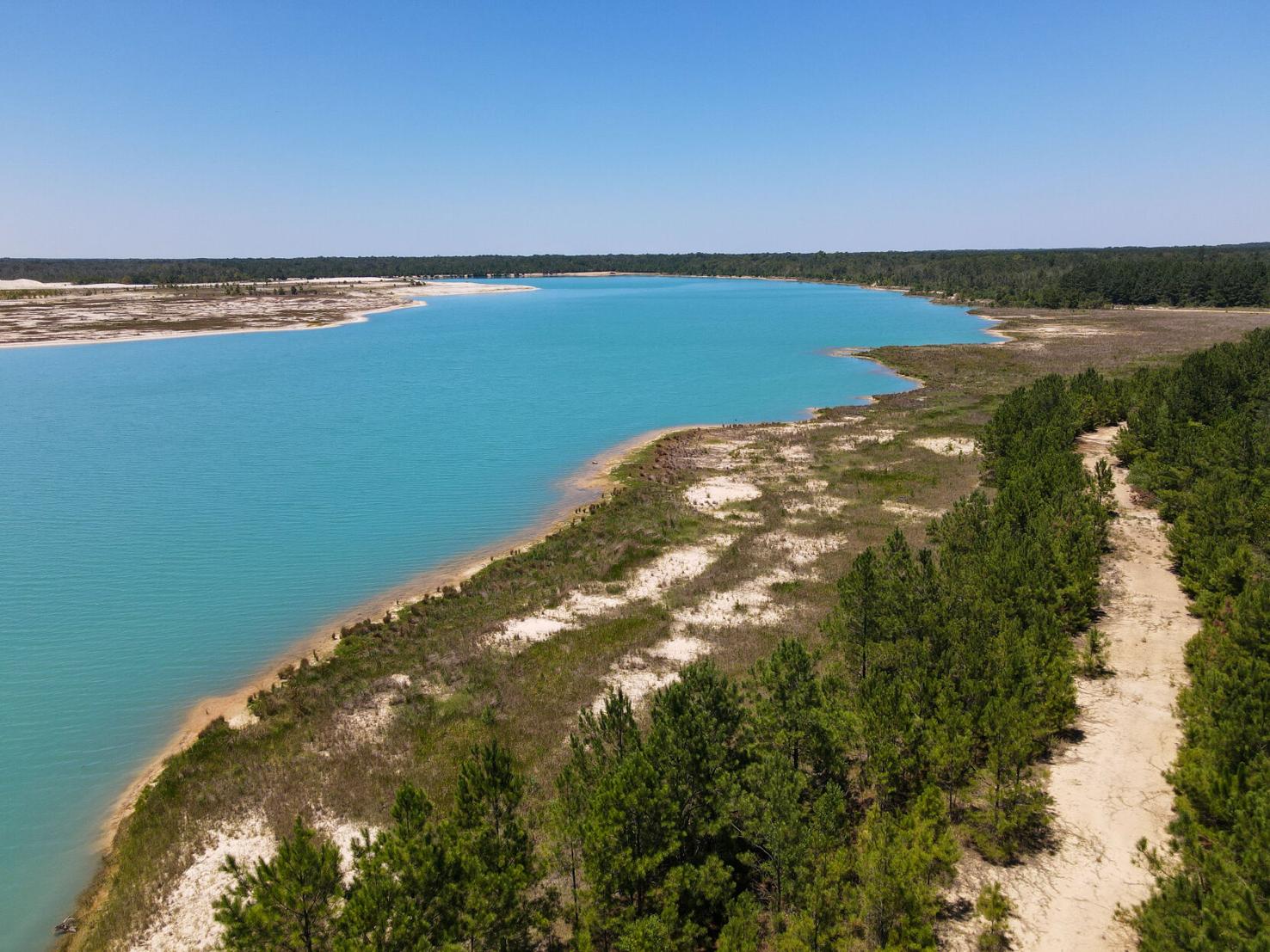 Blue water in Louisiana at Lake Isabel Farm beach | Travel ...