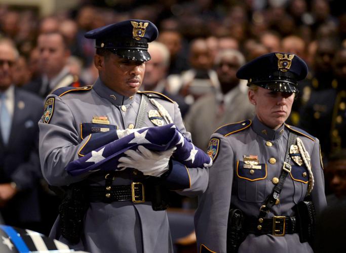 Photos Baton Rouge Community Pays Final Respects To Officer Montrell