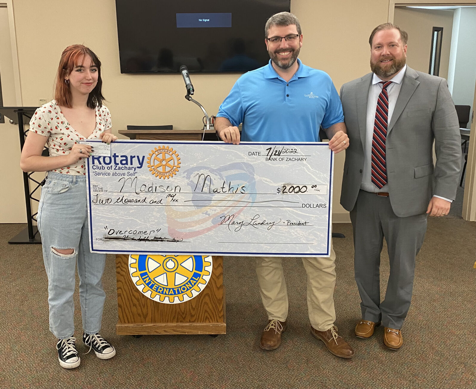 Zachary Rotary Club awards Overcomer Scholarship | Baker | theadvocate.com