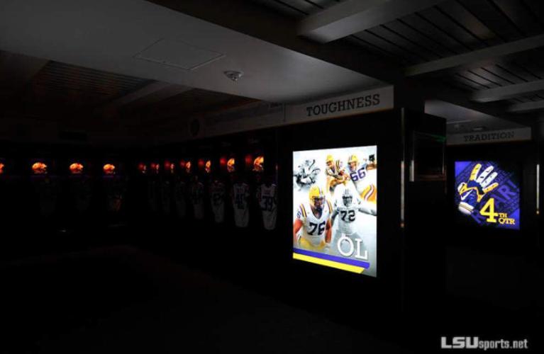 LSU reveals renovated game day locker room to players | LSU ...