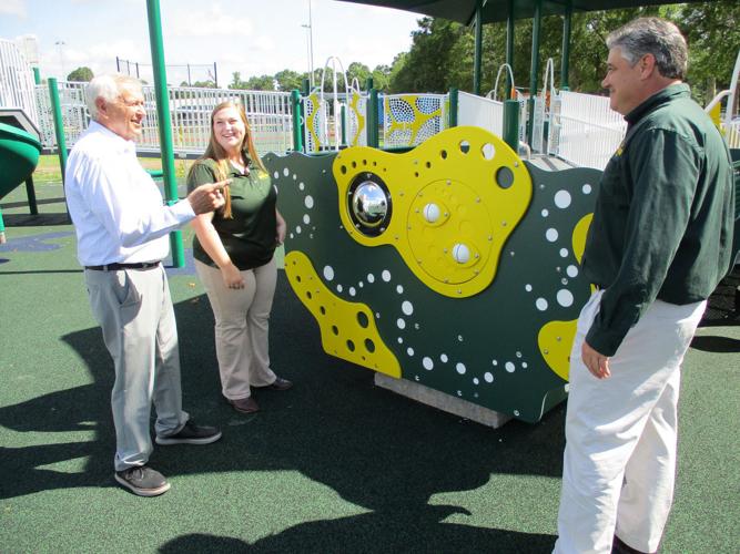Colorful Walker playground awaiting final touches just in time for ...