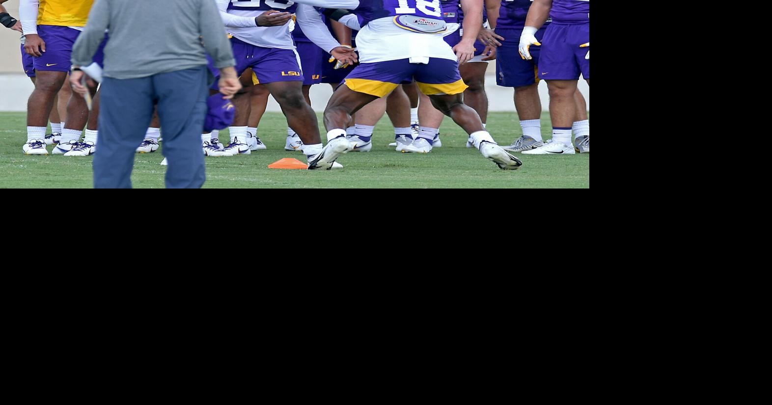 LSU football practice report: What we saw as the Tigers donned pads on ...