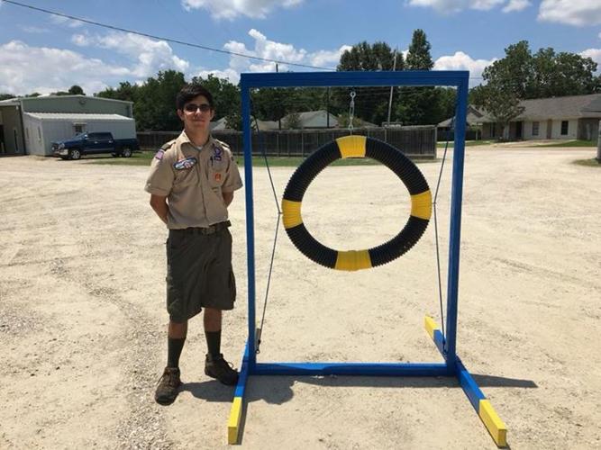 Scout Parker Cloy builds dog agility equipment for Walker Animal ...