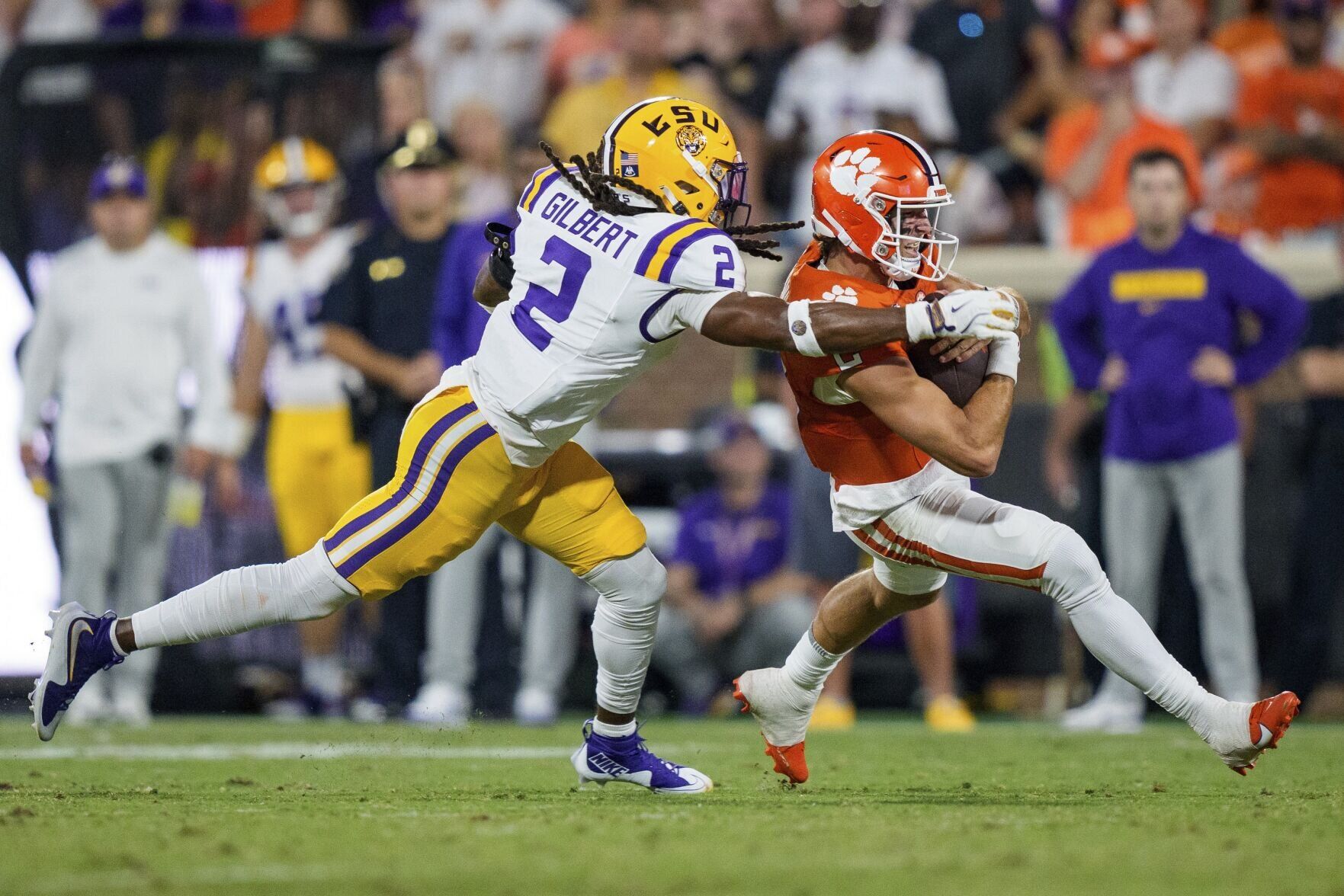 LSU football defeats Clemson in Death Valley, going 1-0 | LSU ...