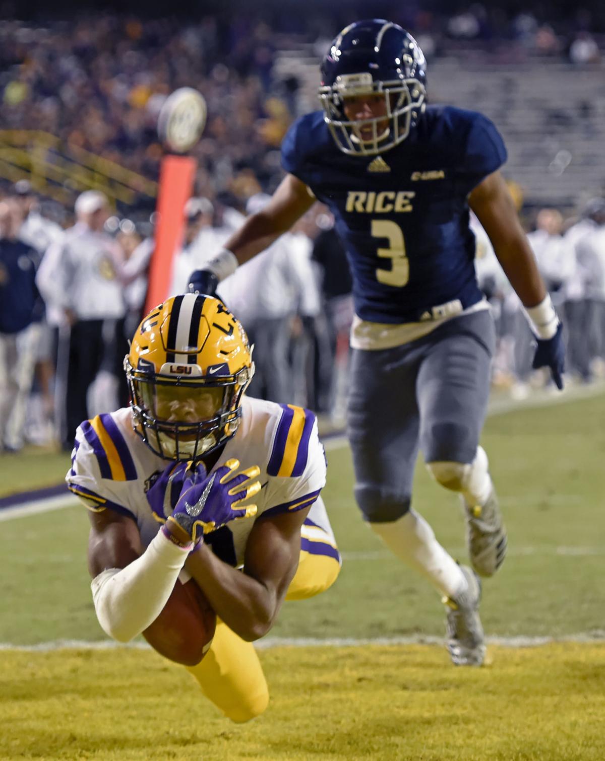 LSU's leading receiver Justin Jefferson "questionable" against Texas A ...