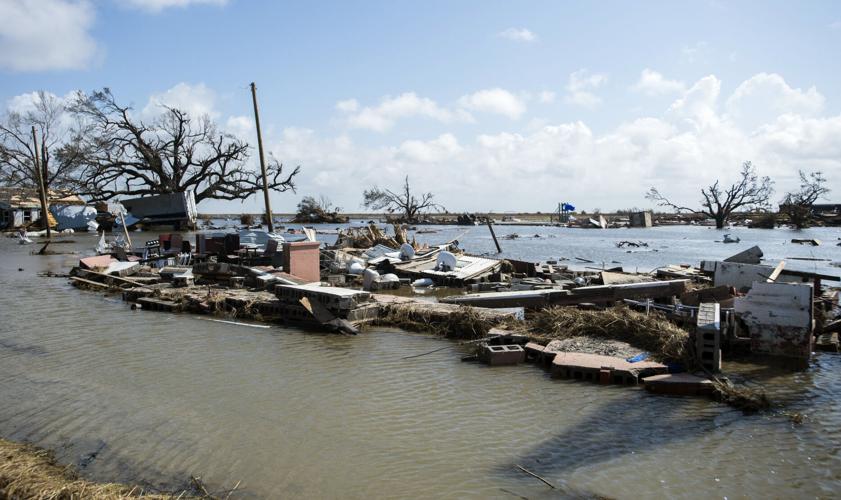 We went to Cameron to see Laura's damage: 10 feet of water crushed ...
