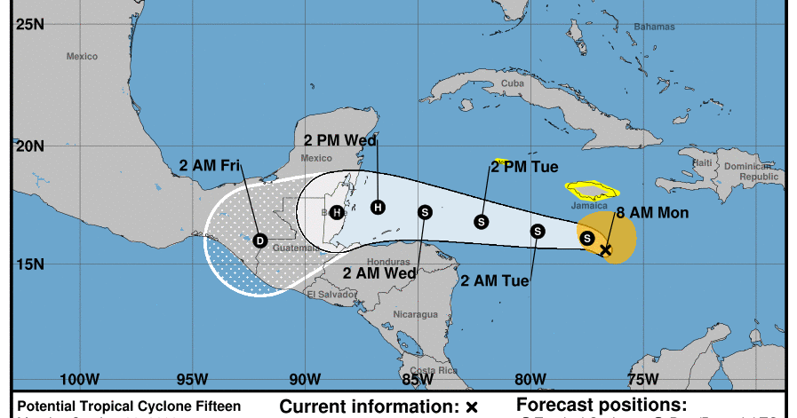 Tropical Storm Lisa expected to form Monday: See path | Hurricane ...