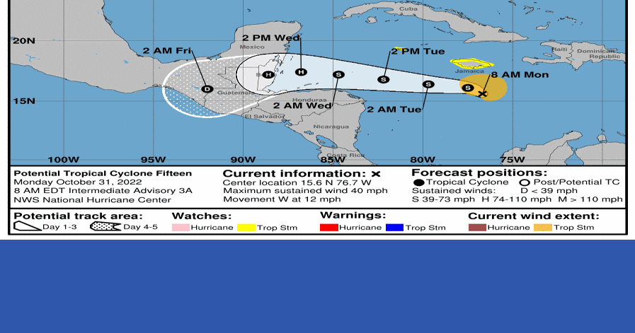 System in Caribbean forecast to become Tropical Storm Lisa as it heads ...