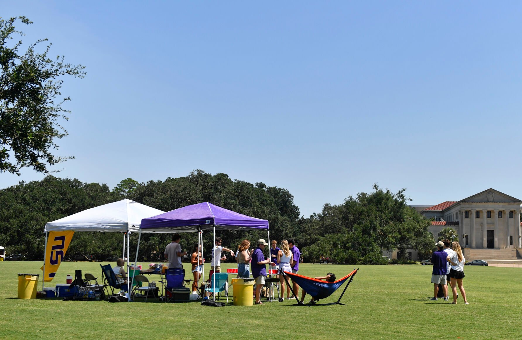 Photos: Excited fans welcome back tailgating before kickoff at LSU ...