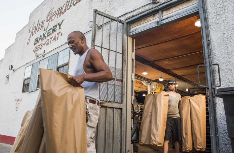 Photos: The first ingredient; making New Orleans po-boy bread at John ...