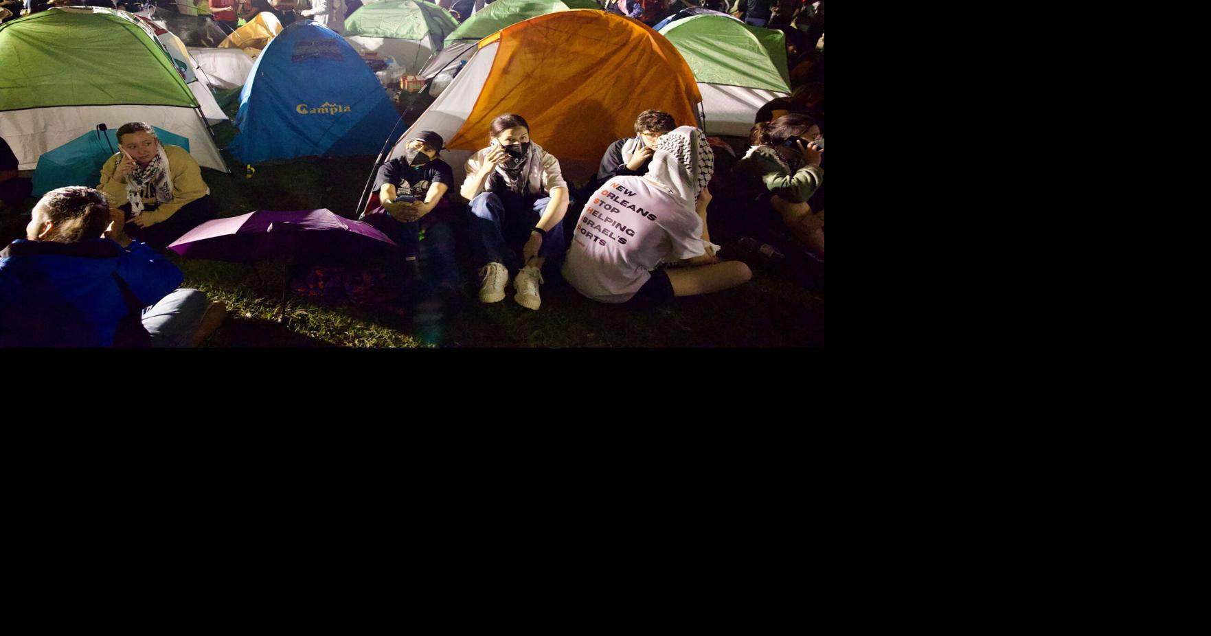 Tulane pro-Palestinian encampment leads to closed buildings | Education ...
