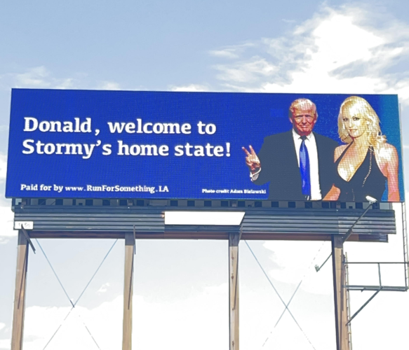 Stormy Daniels, Donald Trump featured on Louisiana billboard | State ...