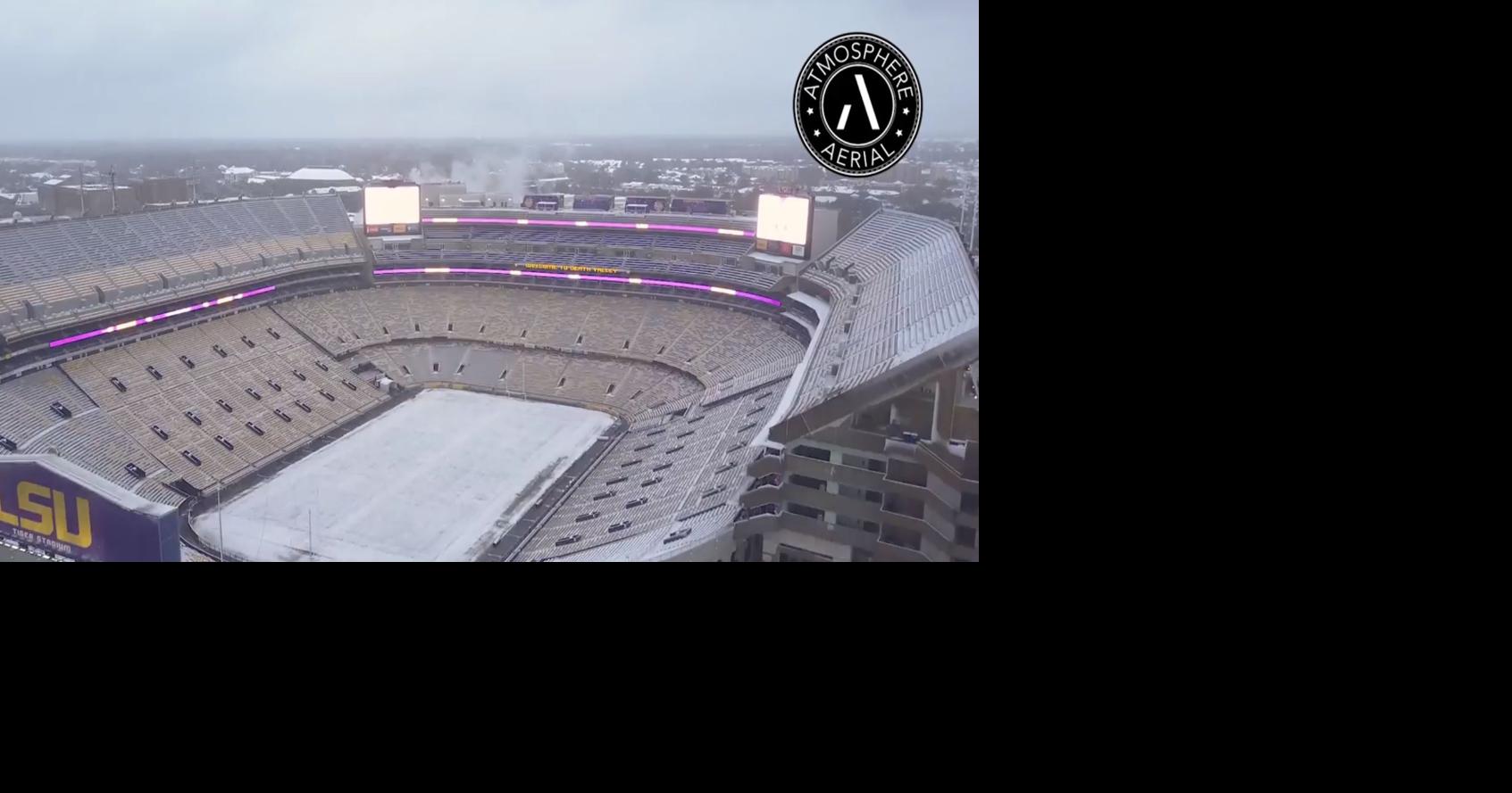Drone video: Aerial views of LSU, downtown Baton Rouge on incredible ...