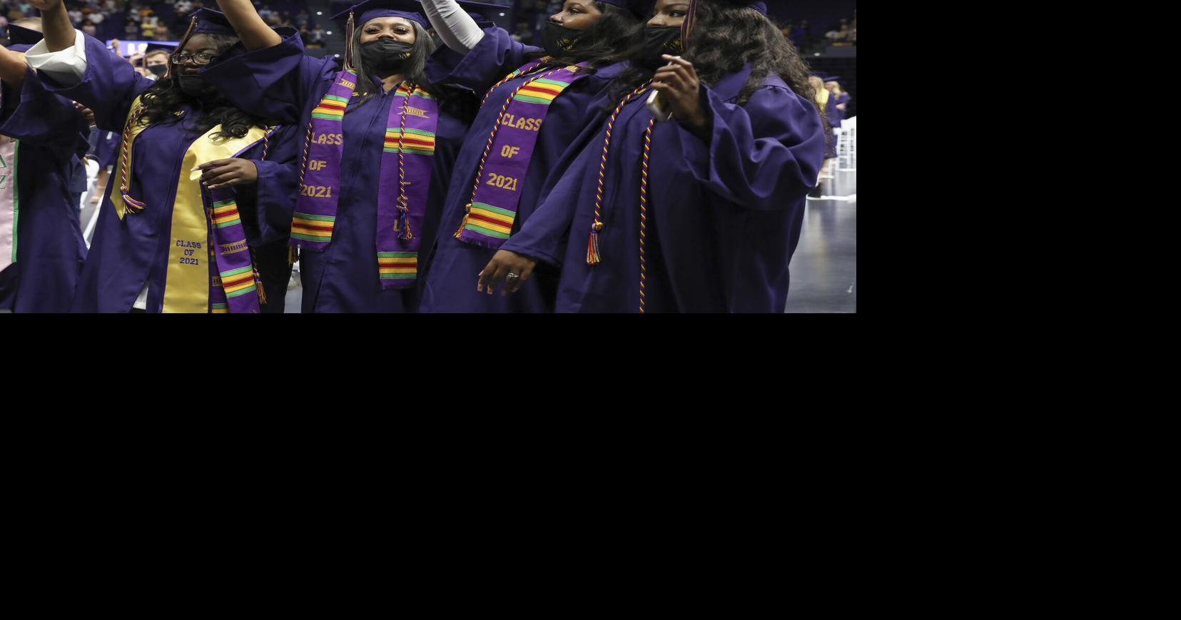 Photos: LSU celebrates Class of 2021 graduates -- in person -- at ...