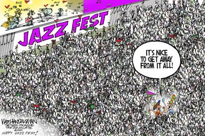 New Orleans Jazz Fest cartoon | Walt Handelsman | theadvocate.com